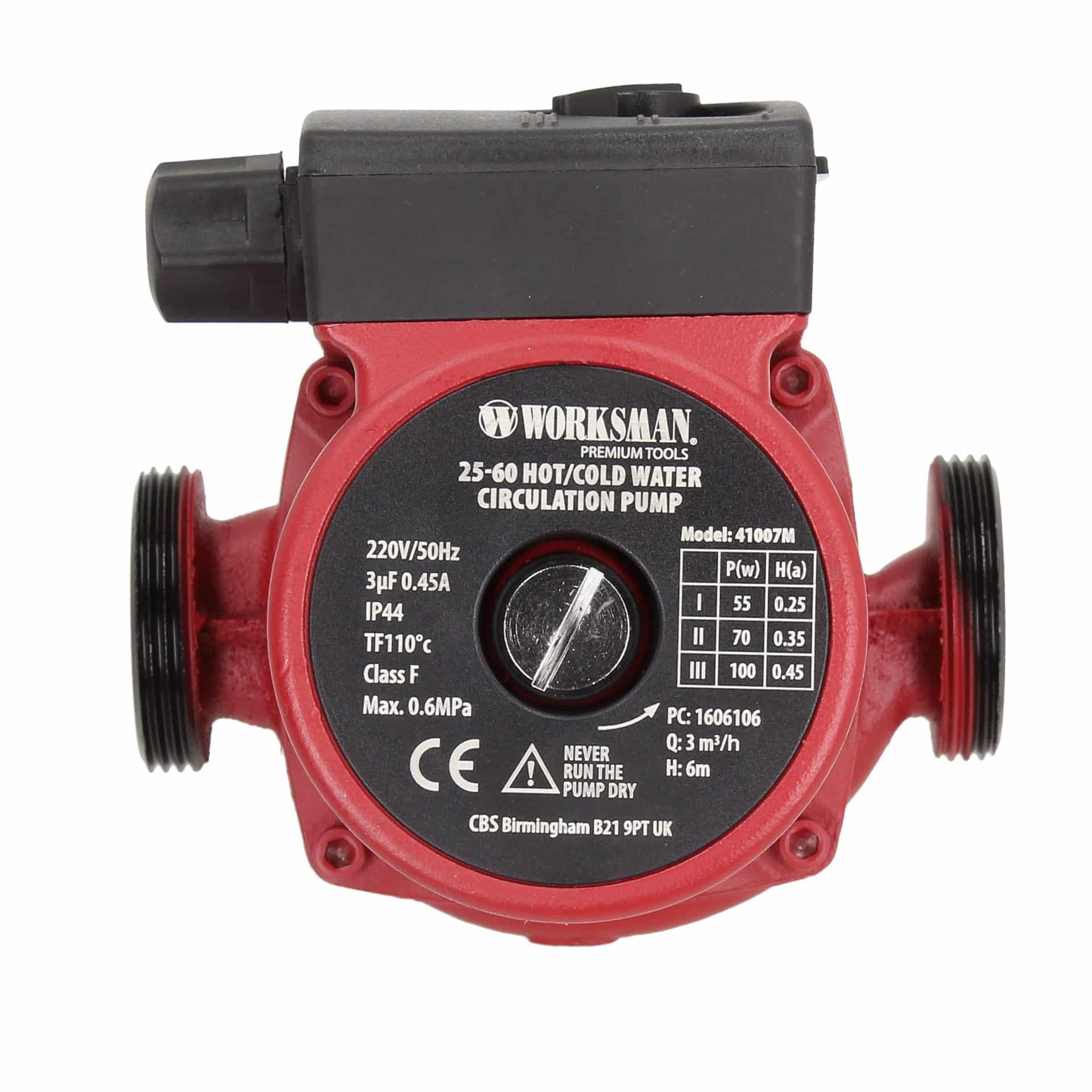 Workman 6m head circulation pump | UK Plumbing