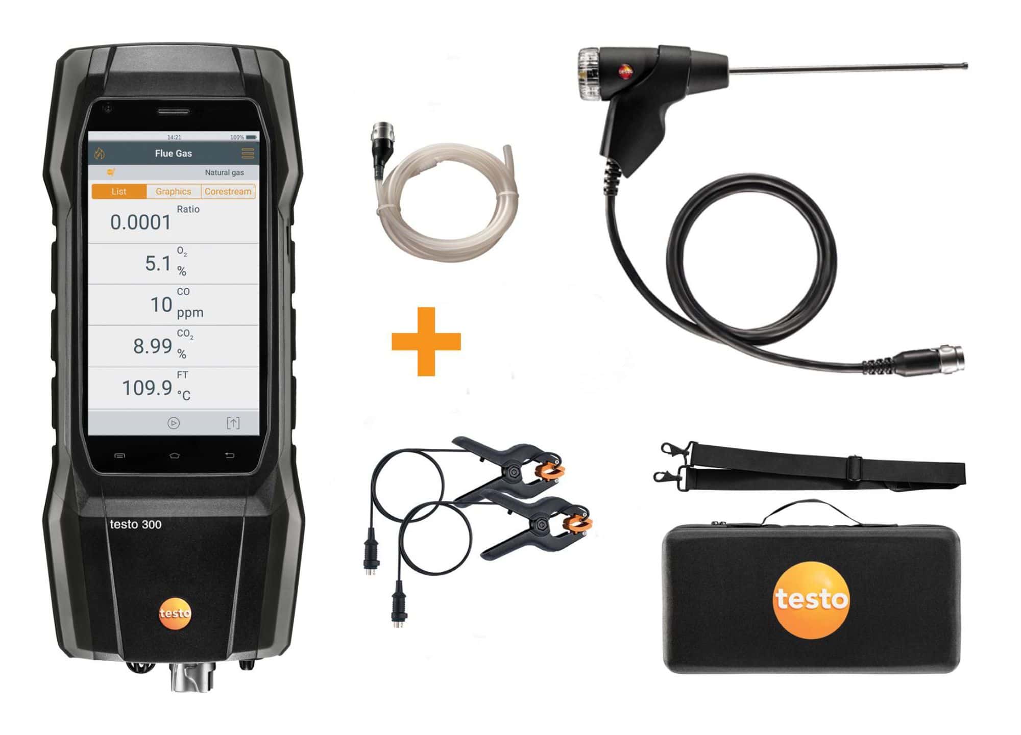 testo 300 - Flue Gas Analyser advanced kit | UK Plumbing