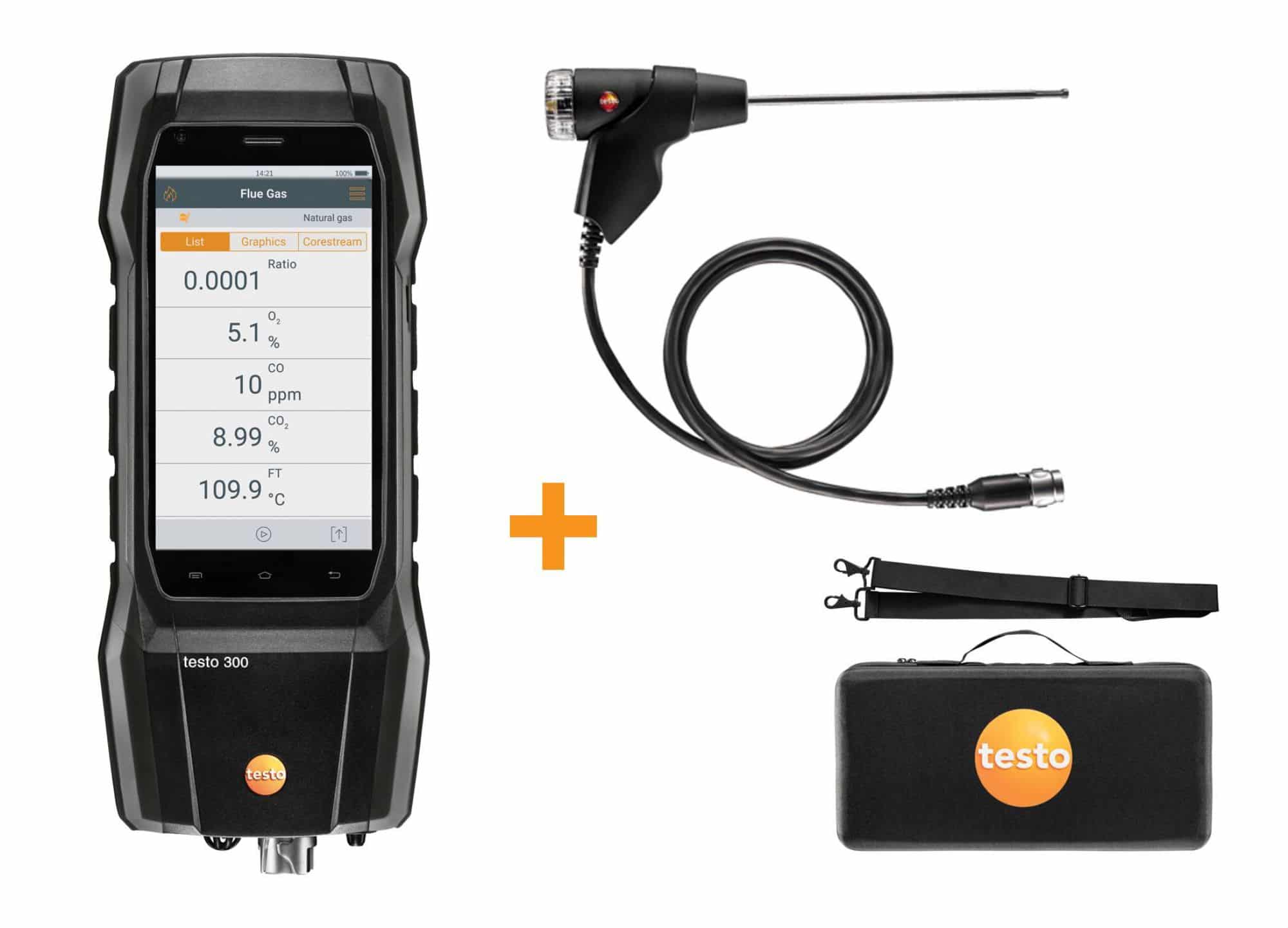 testo 300 - Flue Gas Analyser standard kit | UK Plumbing