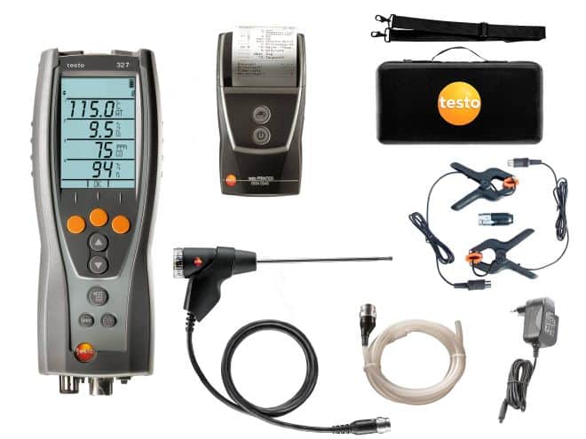 testo 327-1 - Flue Gas Analyser (advanced kit) | UK Plumbing